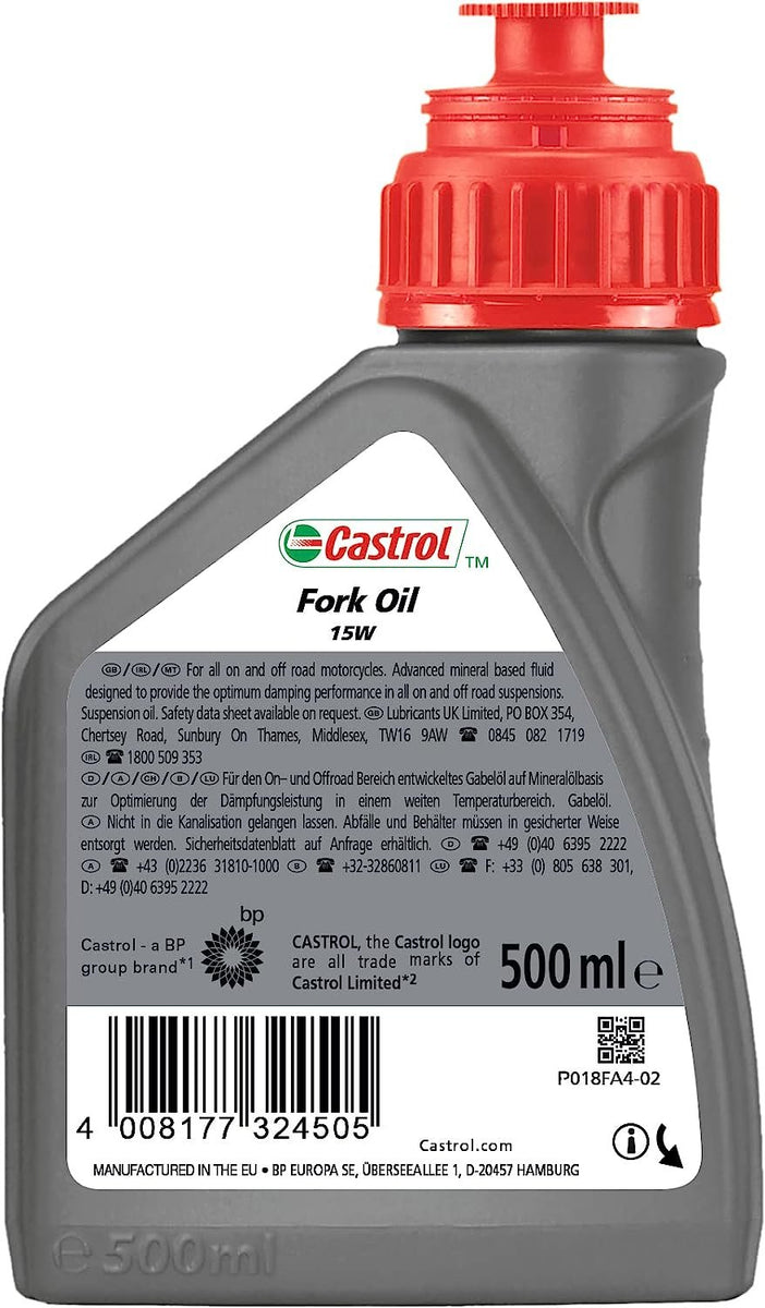 Castrol Fork Oil 15W 500ml – BFC Motor Parts
