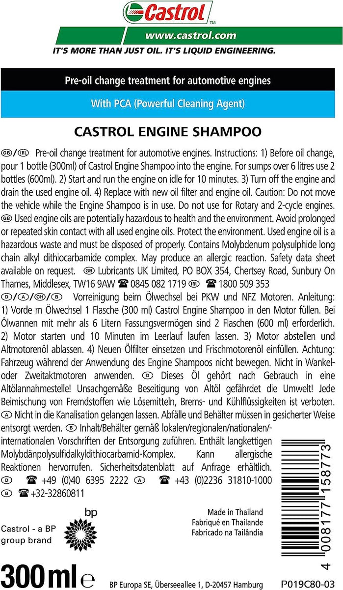 Castrol Engine Shampoo 300mL – BFC Motor Parts